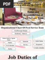 Kitchen Staff Duties and Responsibilities | PDF | Chef | Economies