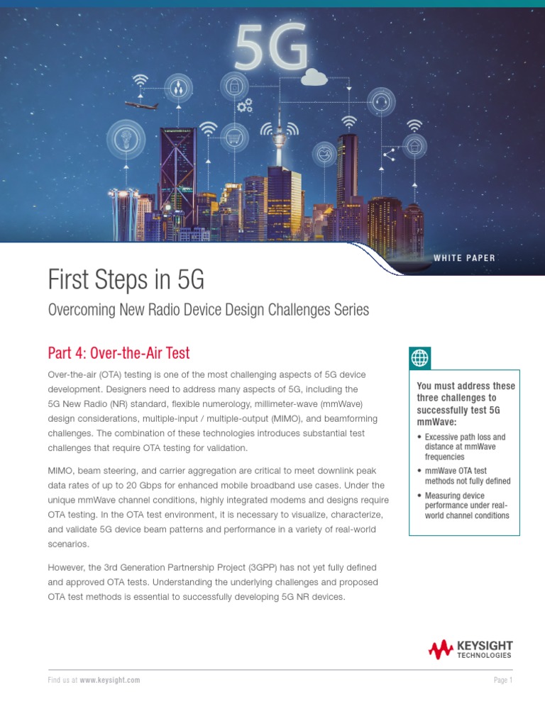 First Steps in 5G: Overcoming New Radio Device Design Challenges Series ...