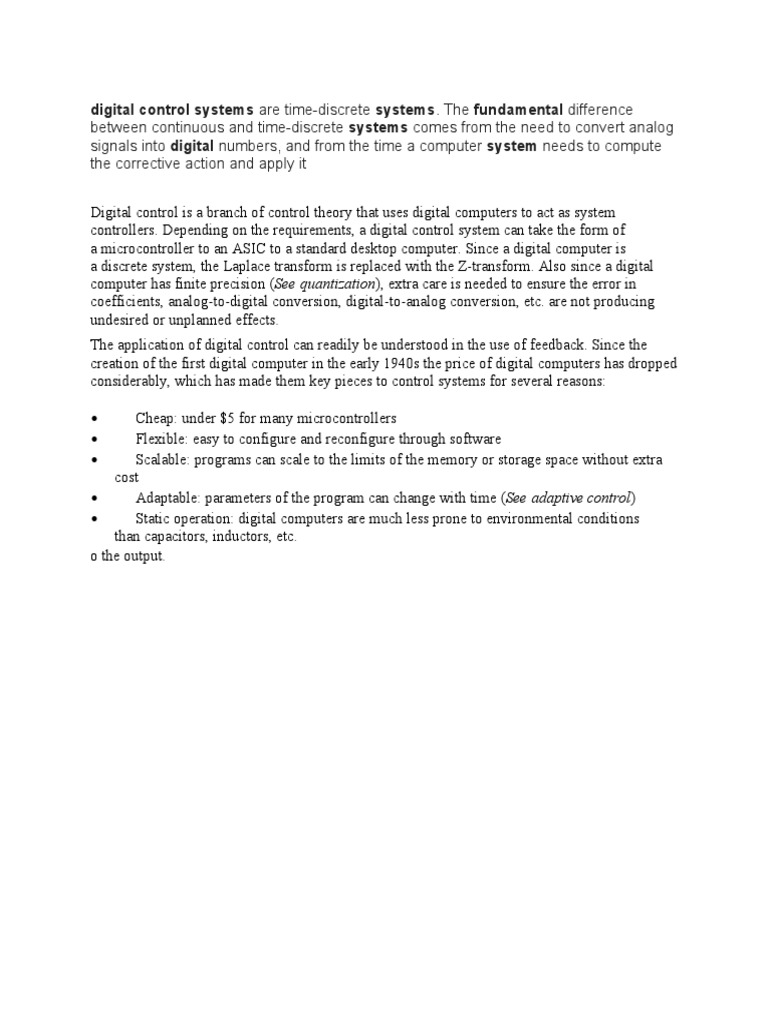 The Fundamental Differences Between Continuous and Discrete Digital ...