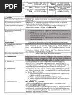 LESSON EXEMPLAR Bionote Piling Larang Akademiko | PDF