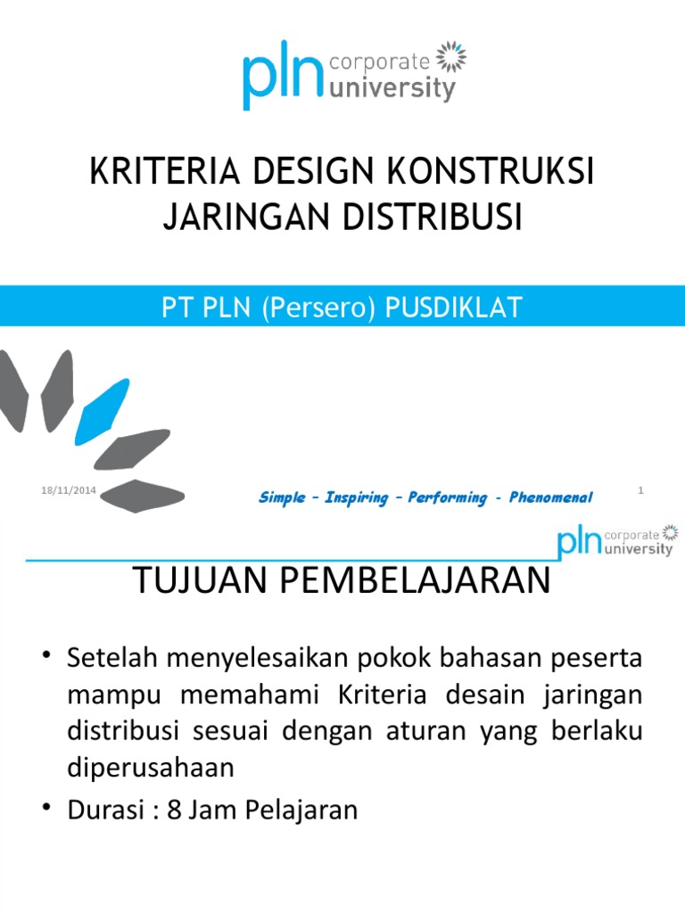 Kriteria Design Konstruksi Jaringan Distribusi | PDF