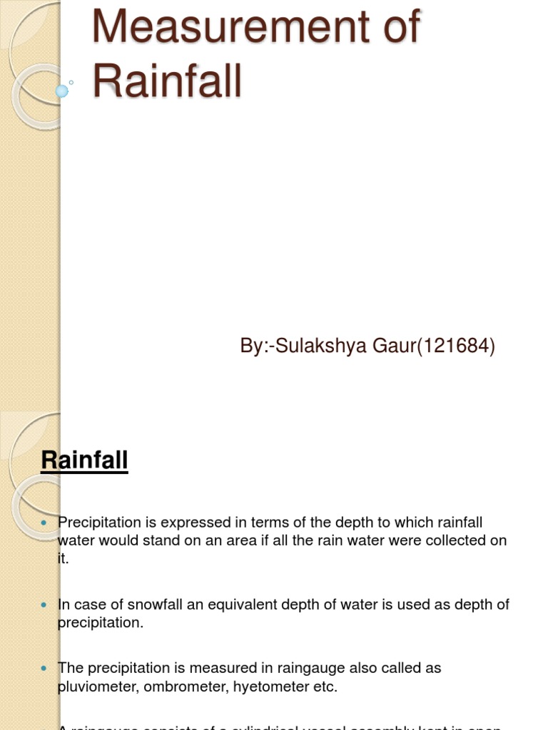 Measurementofprecipitation121684 141117092258 Conversion Gate01 | PDF ...