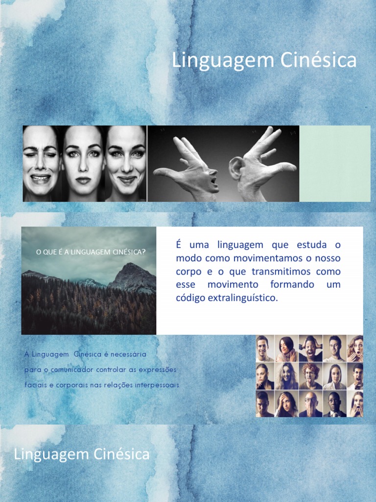 Cinésica | PDF | Comunicação | Comunicação humana
