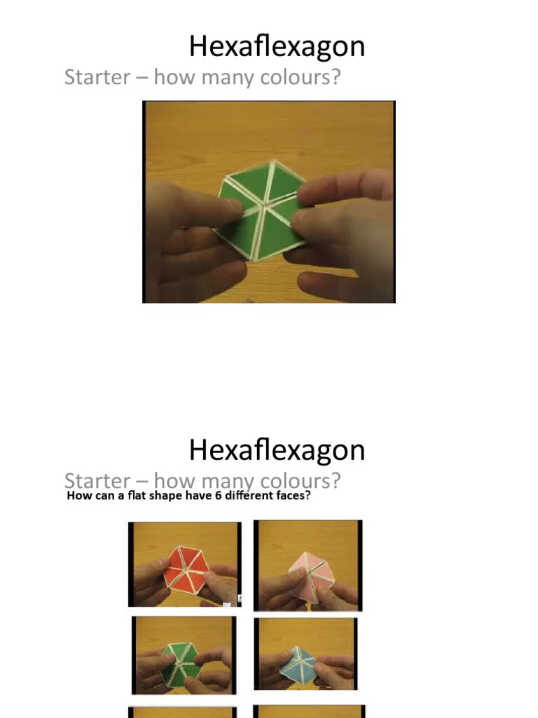 Hexaflexagon Design and Tutorial | PDF | Language Arts & Discipline