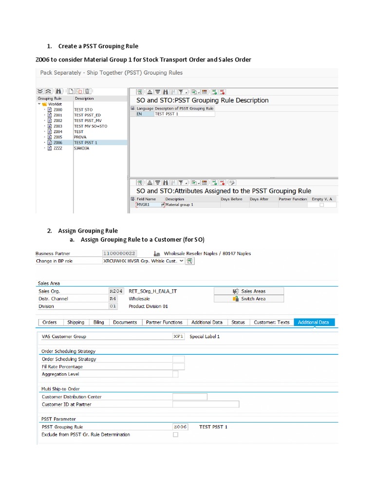 SAP S4 PSST Configuration | PDF
