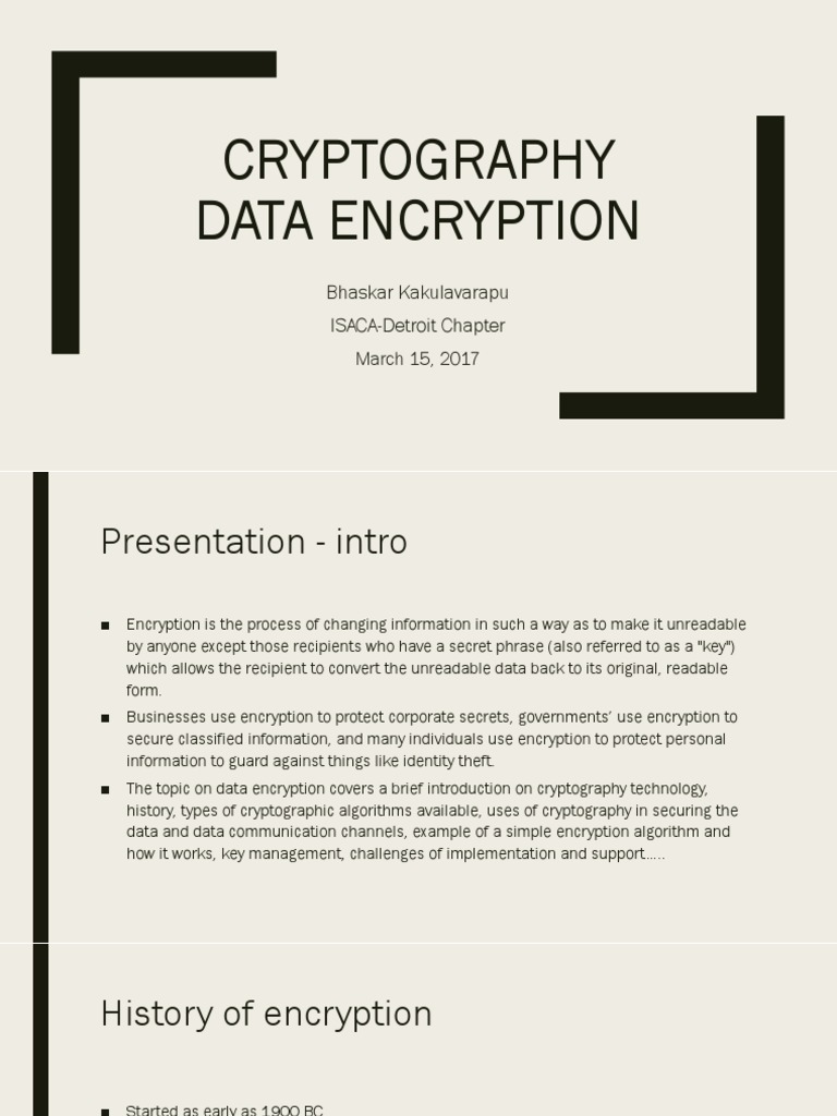 An In-Depth Look at Data Encryption: Cryptography Fundamentals ...
