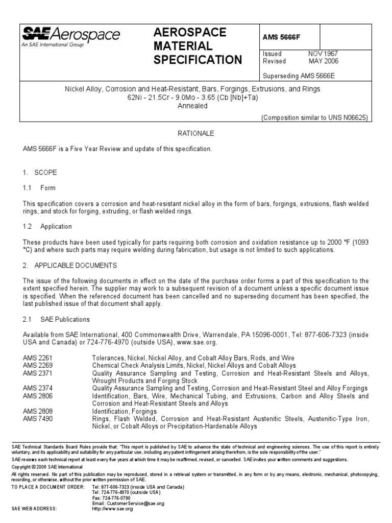 Aerospace Material Specification | PDF | Extrusion | Steel