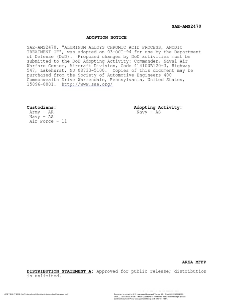 Ams 2470 | PDF | Chemistry | Materials
