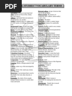 Social Studies Words | PDF