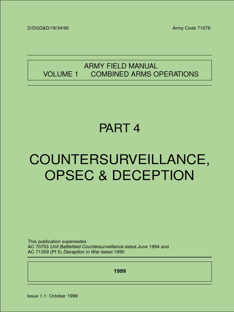 Ac71676 1999 Opsec PDF | PDF | Camouflage | Infrared