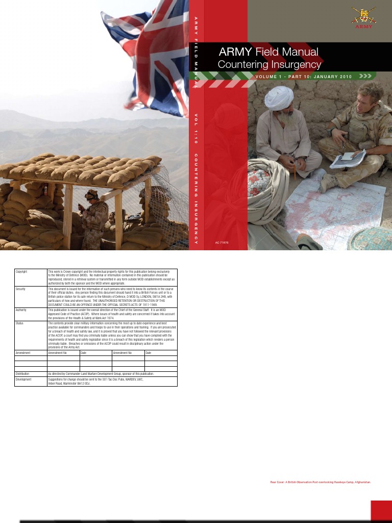 Afm 1-10 PDF | PDF | Counter Insurgency | Insurgency