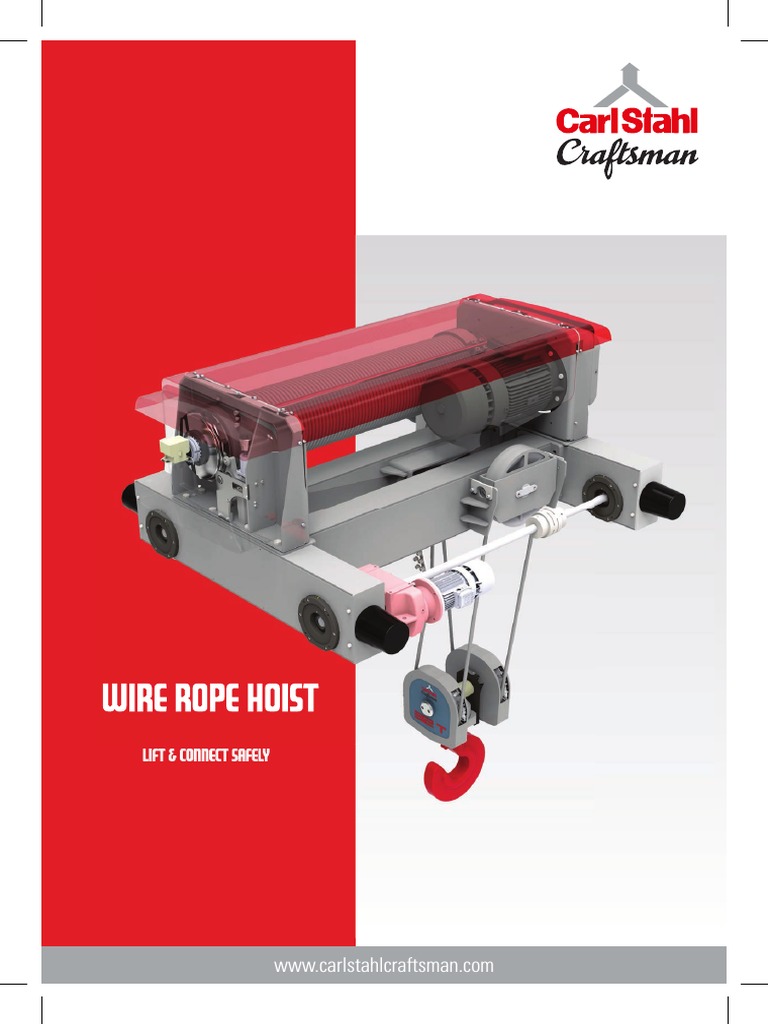 Wire Rope Hoist Wire Rope Hoist: Lift & Connect Safely | PDF | Rope ...