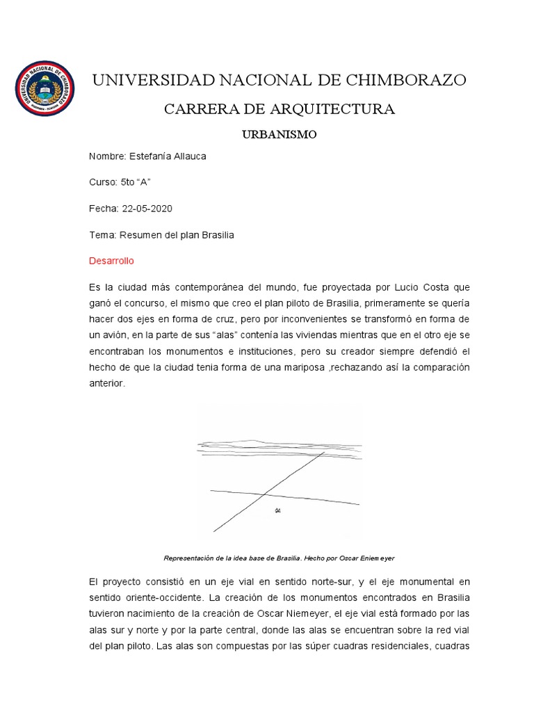 Plan Piloto de Brasilia | PDF | Science | Ciencia y Tecnología
