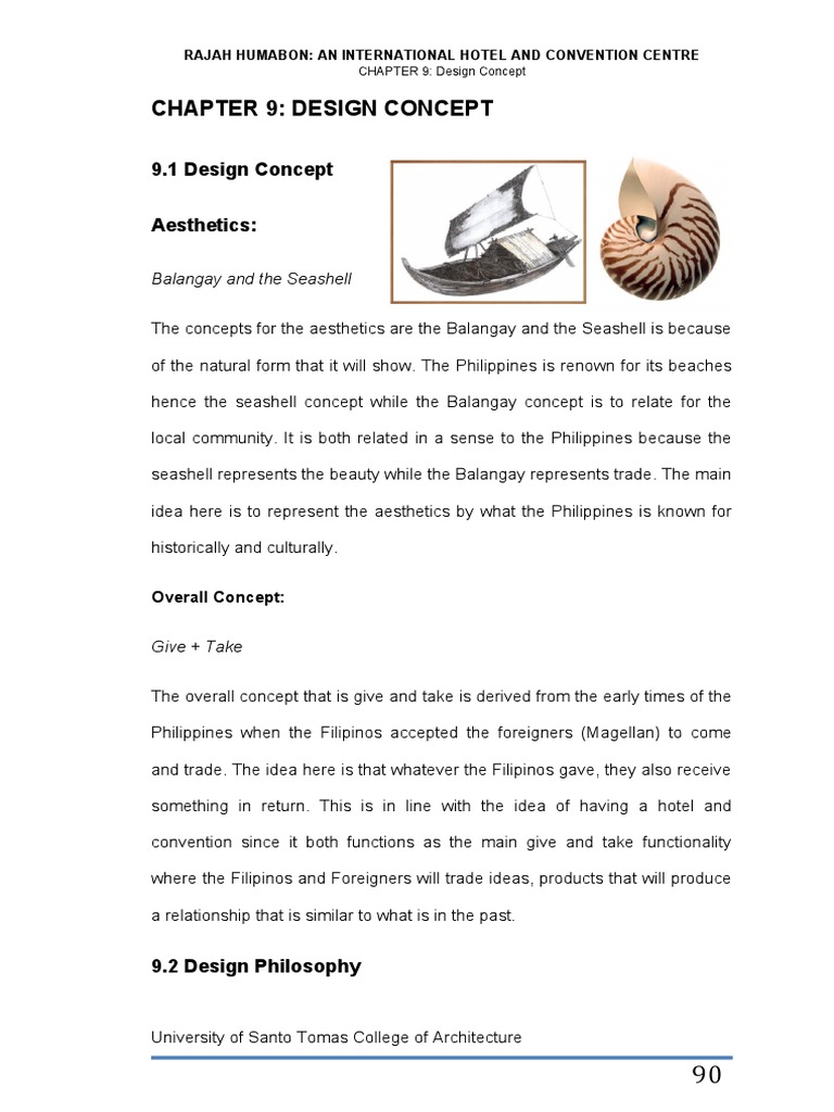 Chapter 9 DESIGN CONCEPT | PDF | Philippines | Aesthetics