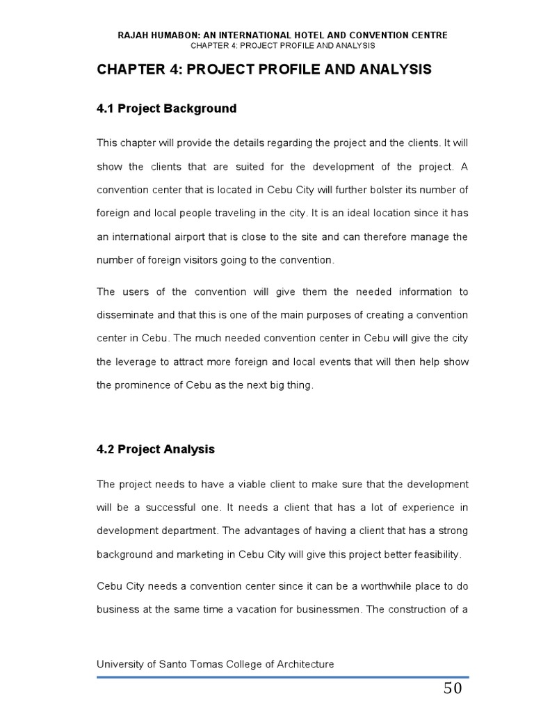 Chapter 4 Project Profile | PDF | Wheelchair | Fire Safety