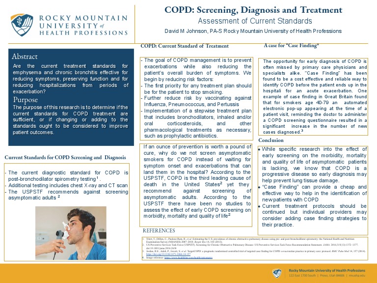 A Case For "Case Finding" COPD: Current Standard of Treatment | PDF ...