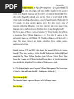 All The World's A Stage by William Shakespeare - Poem Analysis | PDF ...