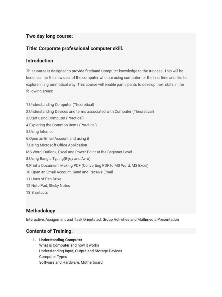 Computer Skill For Professonals | PDF | Icon (Computing) | Computer File