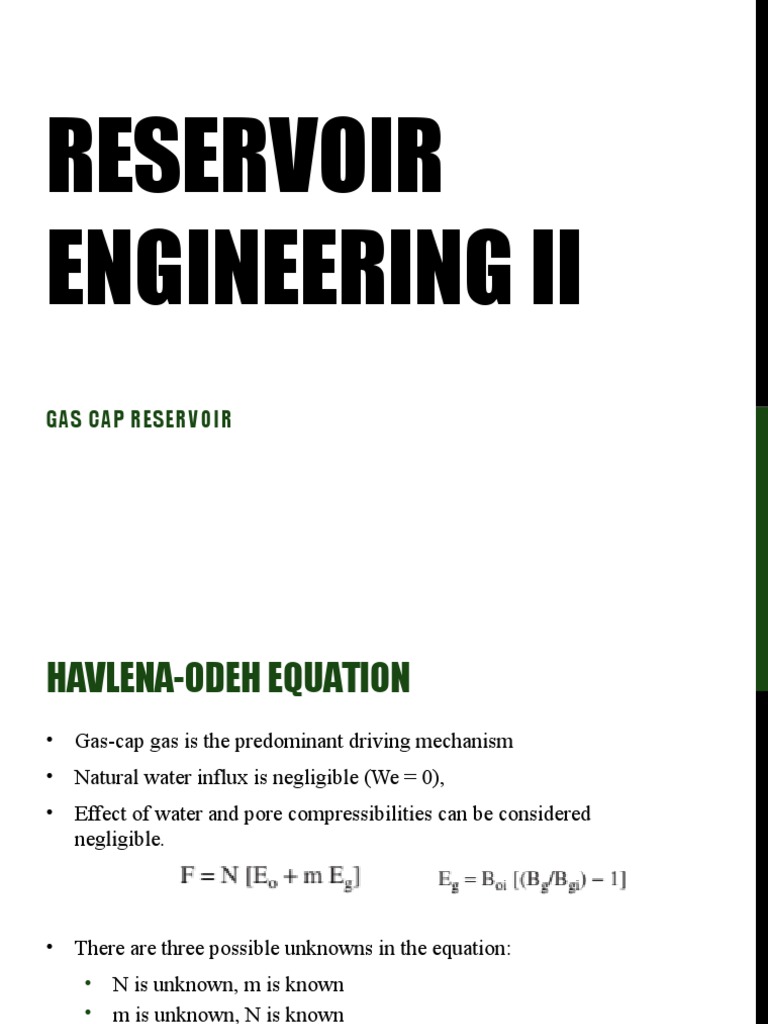 Gas Cap Reservoirs&combination Drive | PDF