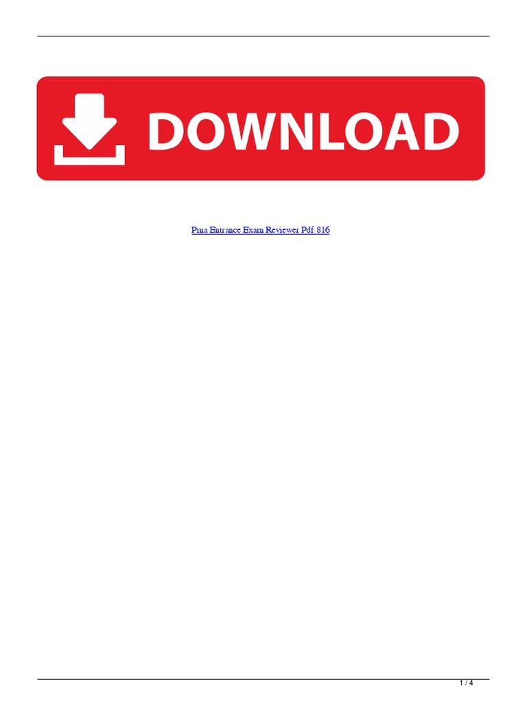 Pma Entrance Exam Reviewer PDF 816 PDF | PDF | Test (Assessment ...