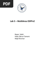 Configure Single-Area OSPFv2 Lab | PDF | Wide Area Network | Networking ...
