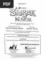 Shrek Musical: Scenes and Songs Breakdown | PDF | Art