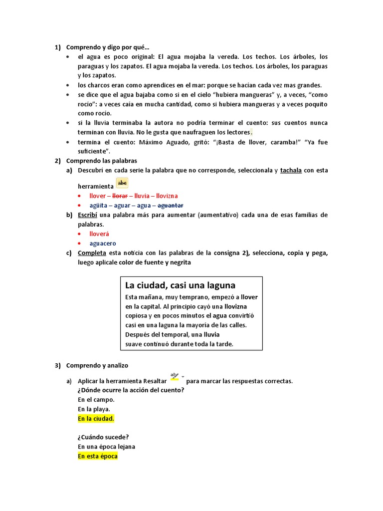 Comprensión de la Lluvia y el Sol | PDF | Clima