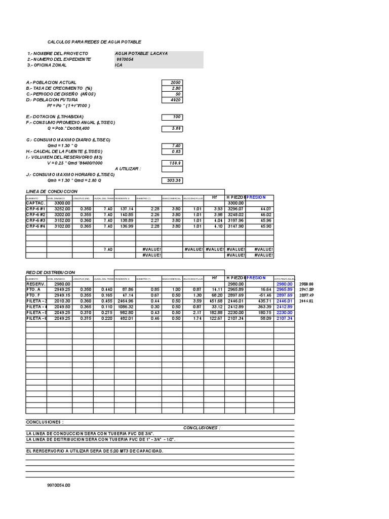 Agua Potable | PDF