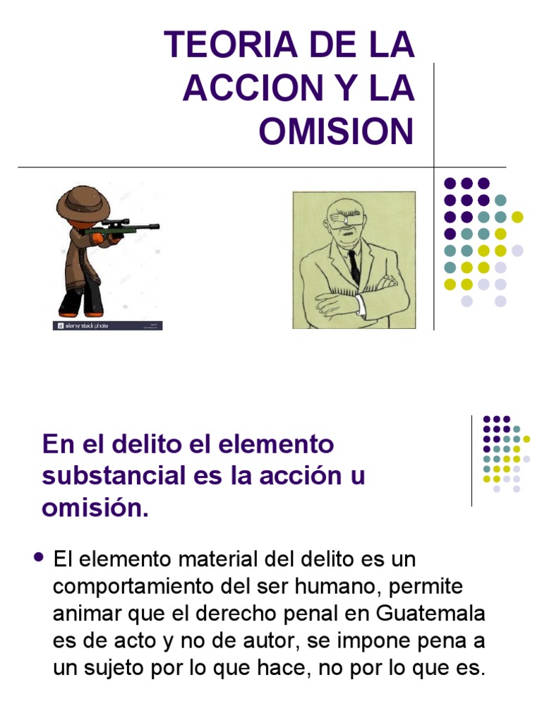 Teoria de La Accion y La Omision | PDF | Derecho penal | Comportamiento