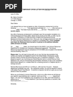 Template Letter 3 Internal Secondment | PDF | Finance & Money Management