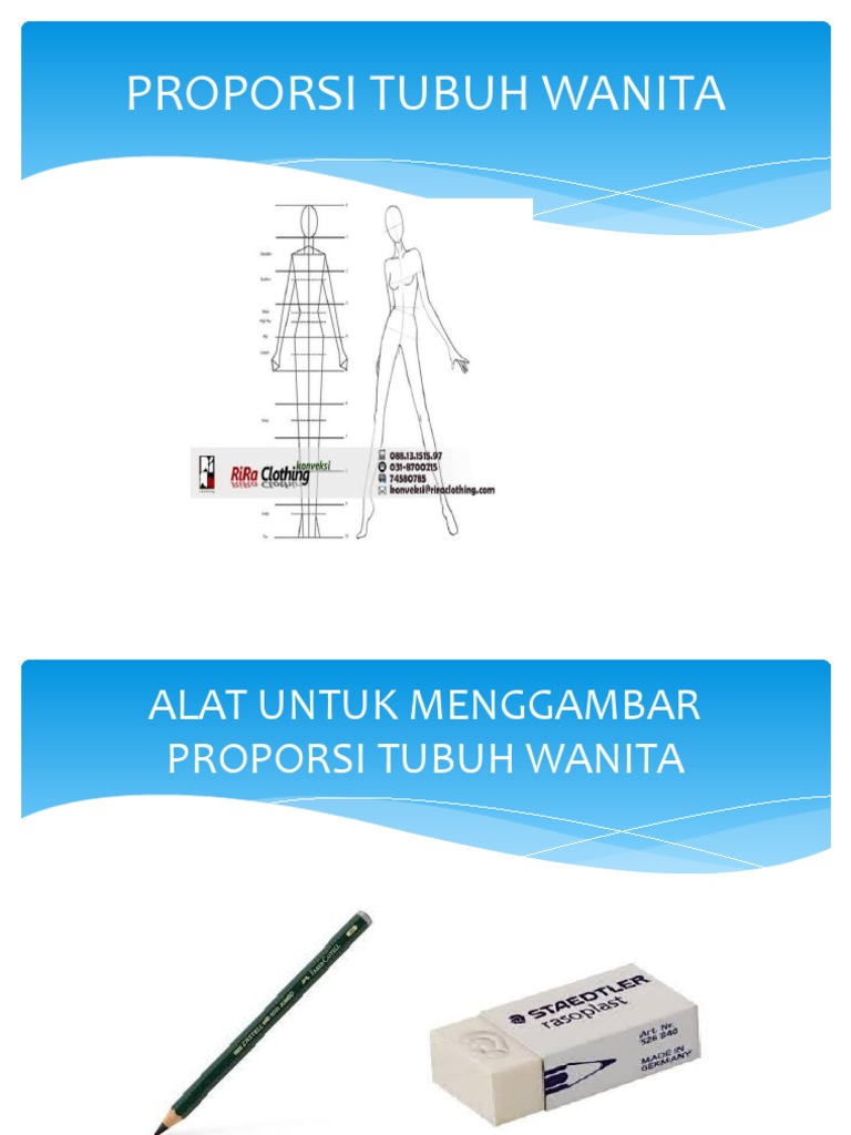 Panduan Proporsi Tubuh Wanita | PDF