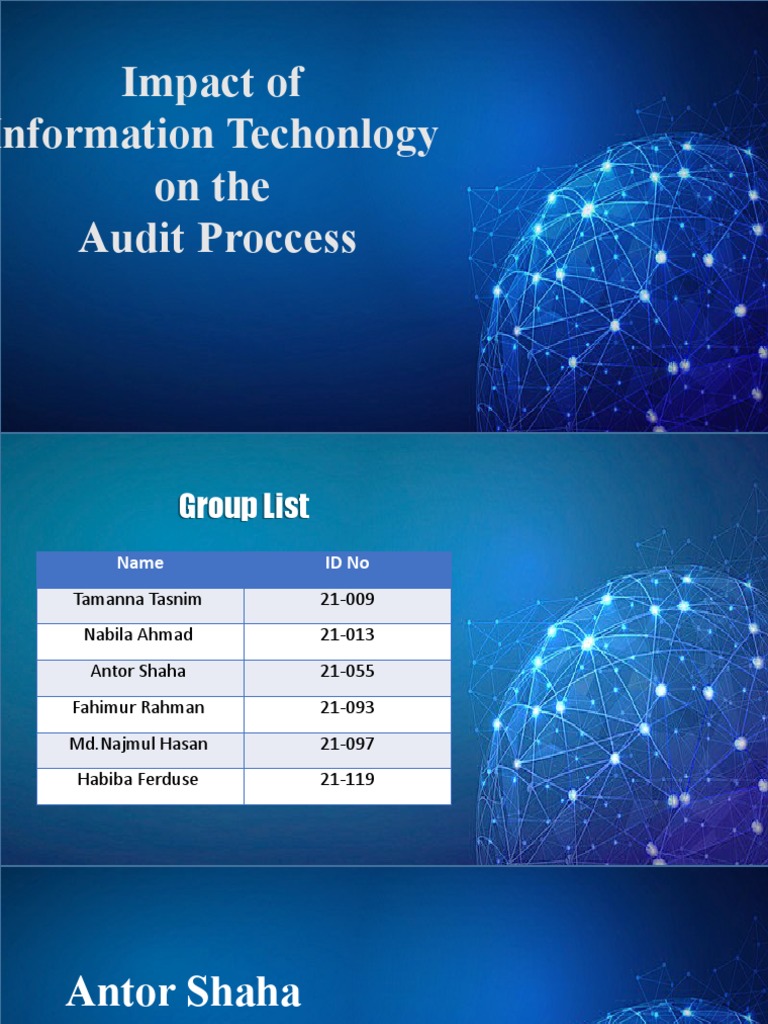 Assessing the Impact of Information Technology on Internal Auditing ...