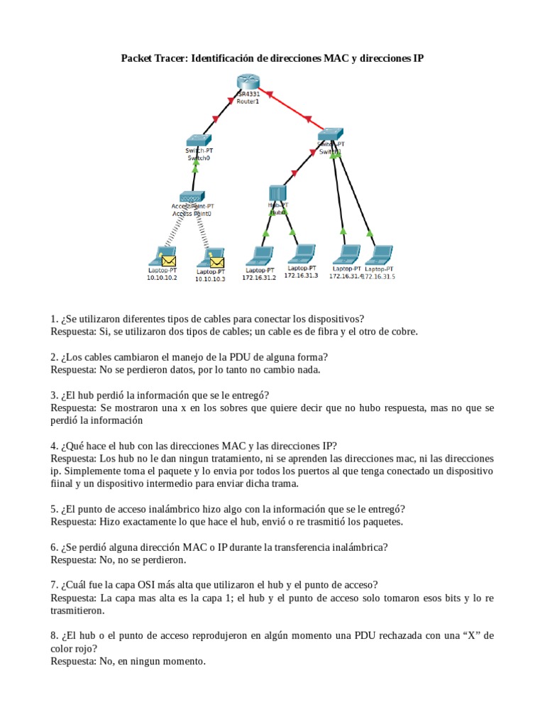 TAller 3 | PDF | Protocolos de internet | Enrutador (Computación)