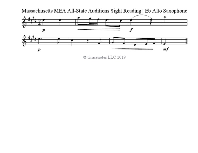 Preparing for the Massachusetts All-State Auditions: A Guide to Sight ...