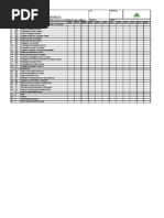 Modelo Check List Refrigeração | PDF | Refrigeração | Engenharia Civil