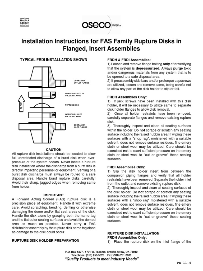 Fas Installation Guide Pdf Equipment Mechanical Engineering