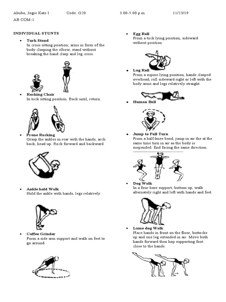 PE STunts | PDF | Sports