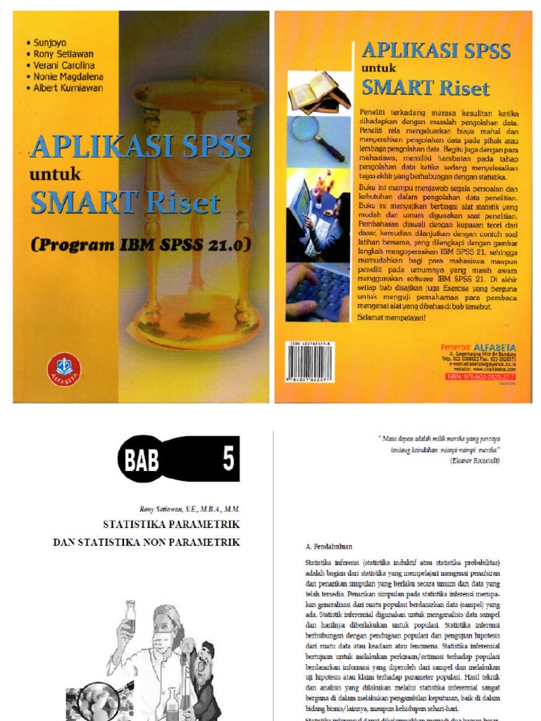 Statistika Parametrik & Non Parametrik - Aplikasi SPSS Untuk Smart Riset | PDF
