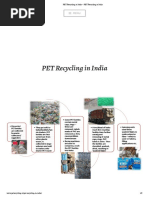 Pet Bottle Recycling Project Report | PDF | Recycling | Plastic