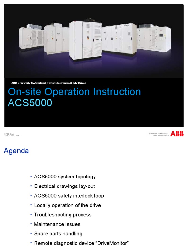 02 Short Instruction For ACS5000 Ver.A3.1 | Download Free PDF | Power ...