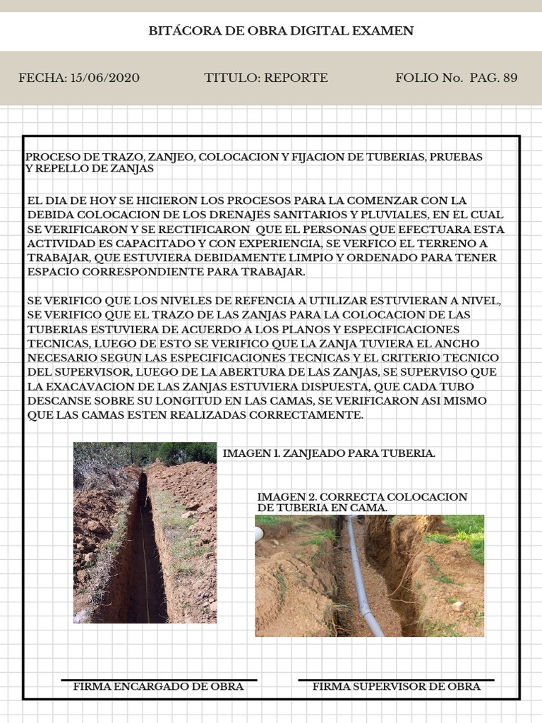 Bitácora de Obra | PDF | Naturaleza