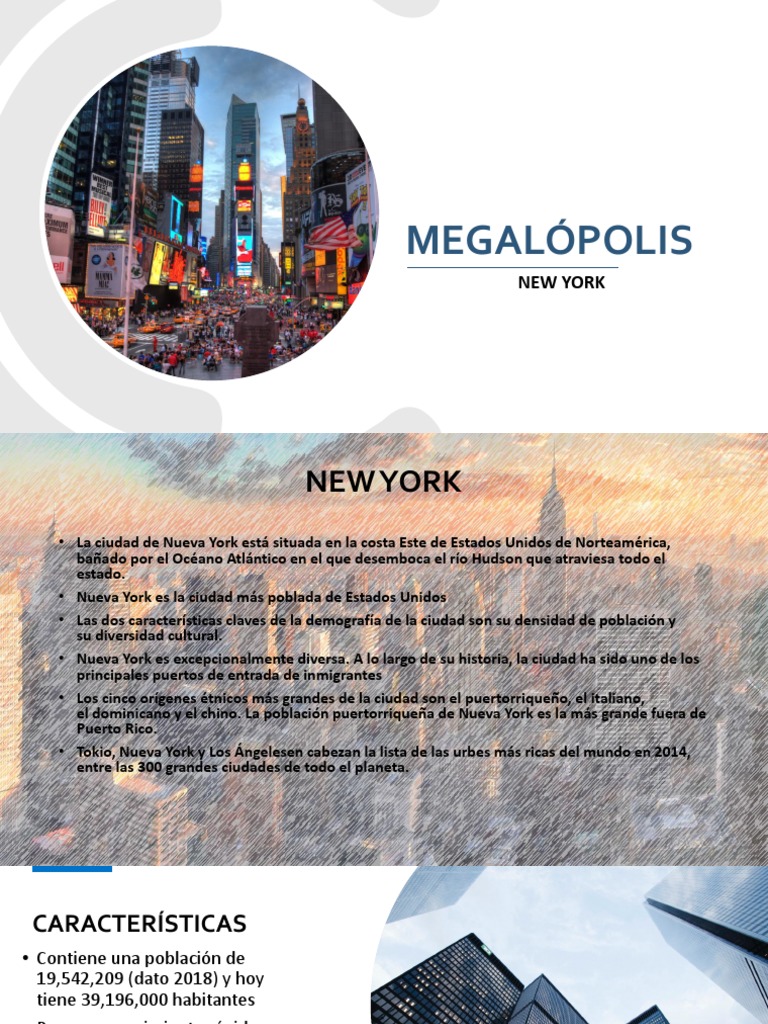 MEGALÓPOLIS | PDF | Nueva York | Transporte
