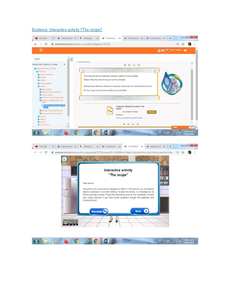 Evidence Interactive Activity The Recipe | PDF | Science & Mathematics
