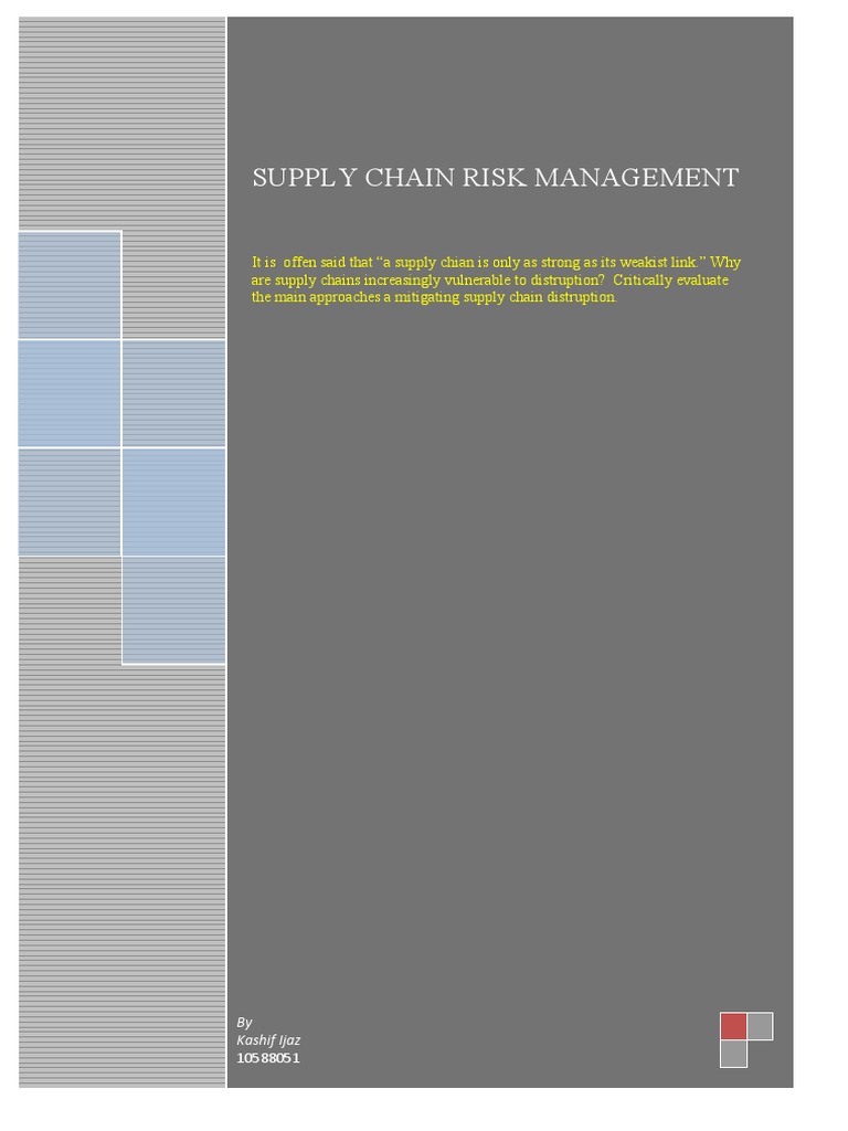 Supply Chain Management | PDF | Supply Chain | Supply Chain Management