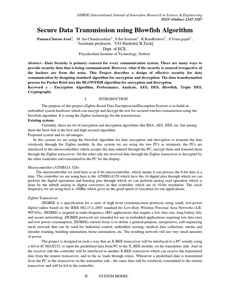 Secure Data Transmission Guide | PDF | Cryptography | Computing