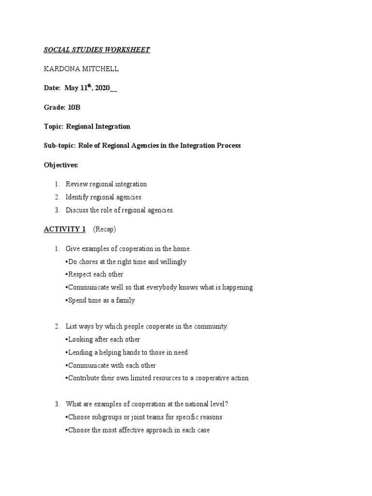 Regional Integration 3 | PDF | Caribbean | Emergency Management