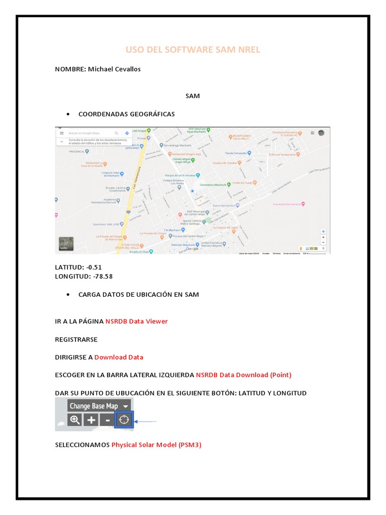 Uso Del Software Sam Nrel | PDF