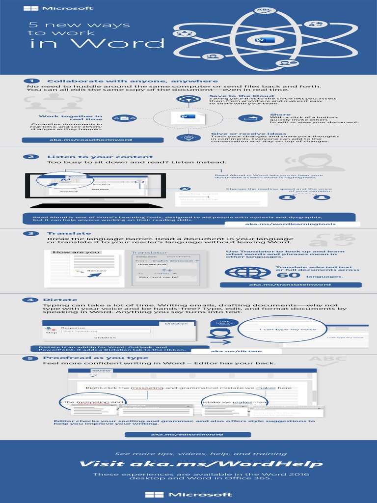 5 New Ways To Work in Word PDF | PDF | Proofreading | Human Communication
