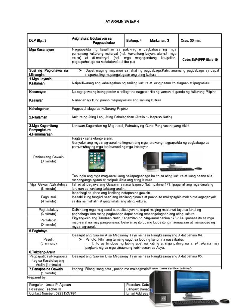 DLP # 3 EsP4 q3 | PDF