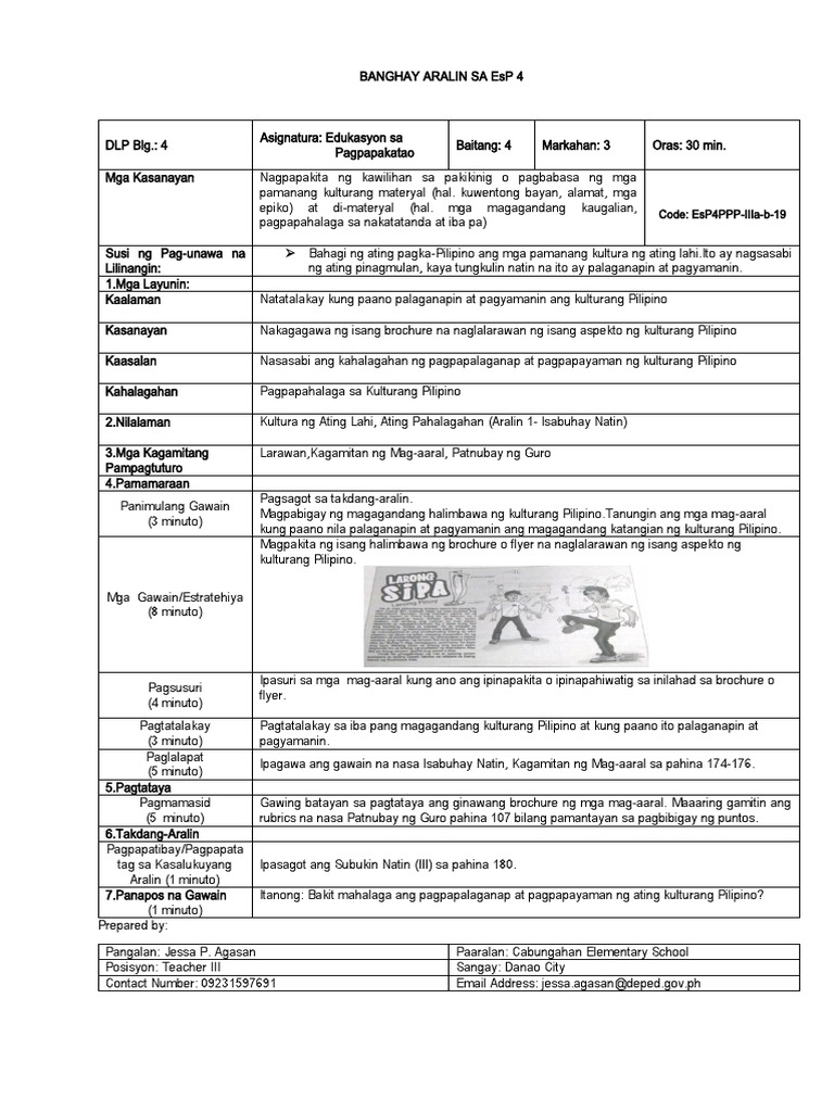 DLP # 4 EsP4 q3 | PDF